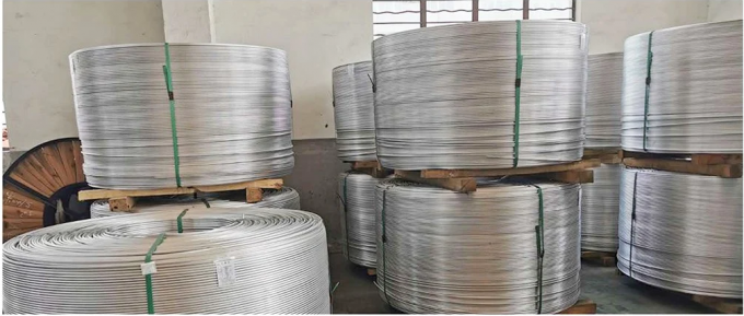 9.5mm Aluminium Wire Rod Ec Grade 1350 H12 H14 H16 For Electrical Purpose